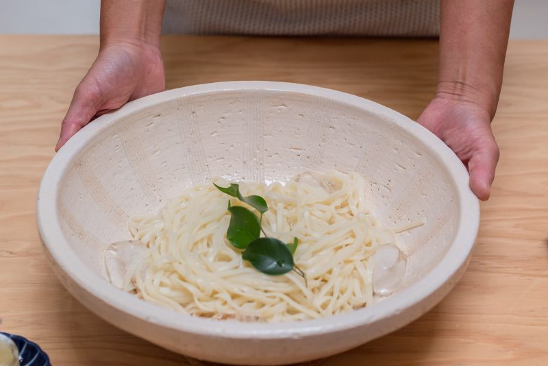 Cold Udon with Golden Sesame Dipping Sauce – Happy Donabe Life