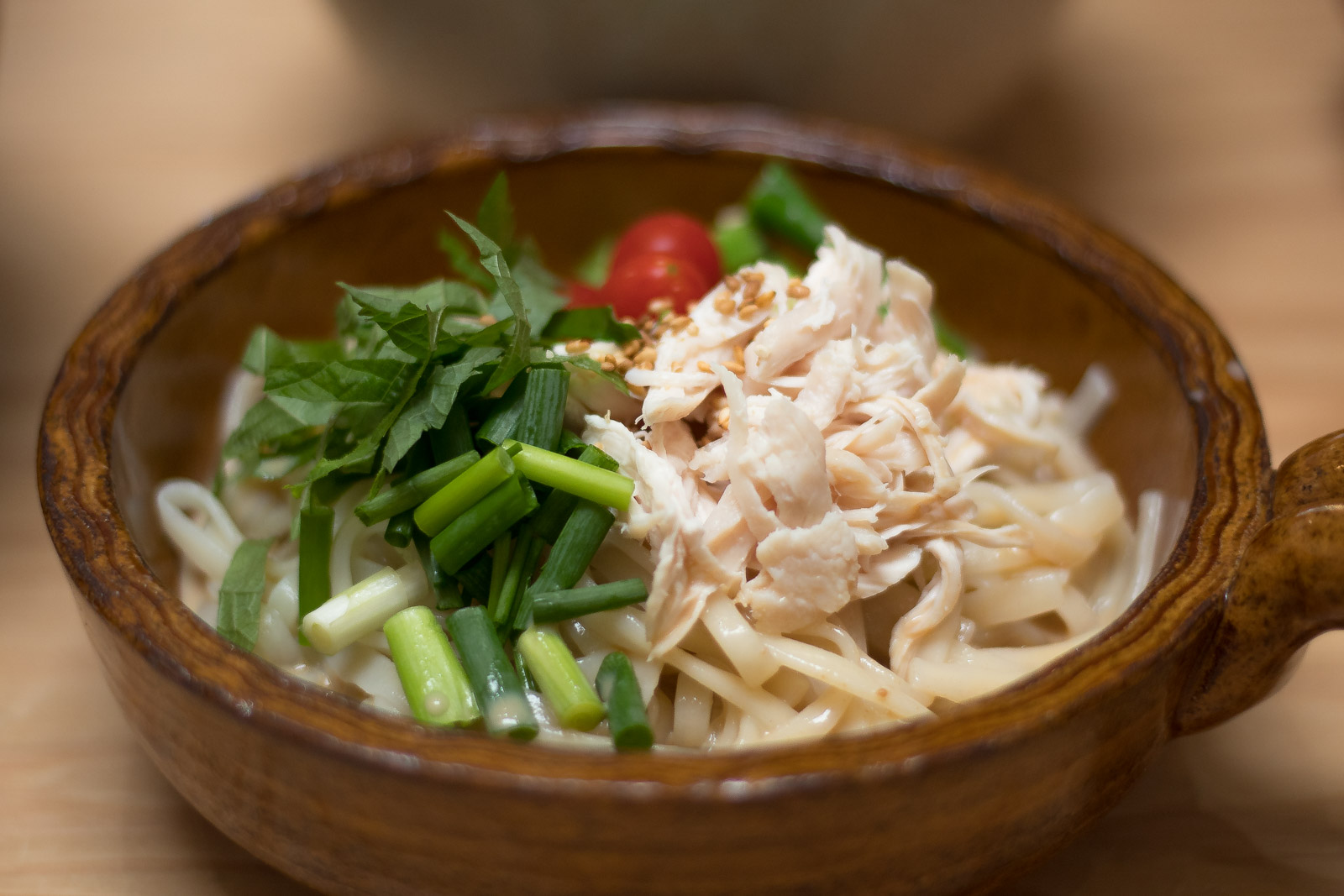 Cold Udon with Sesame Soymilk Sauce – Happy Donabe Life