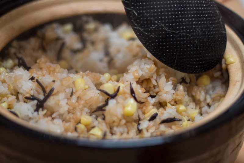 Smokey Shoyu Corn Hijiki Rice – Happy Donabe Life