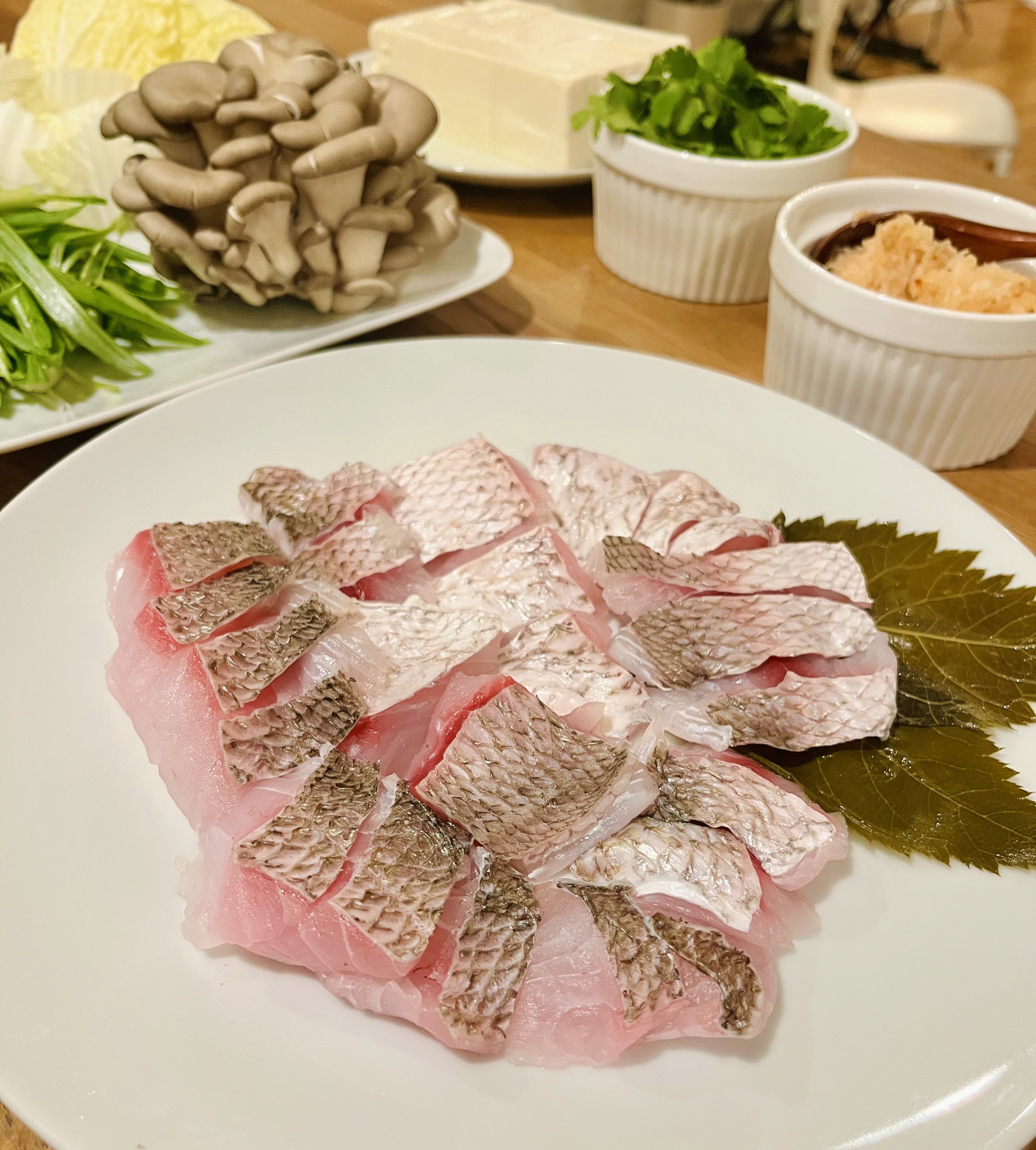 Sea Bream Shabu Shabu – Happy Donabe Life