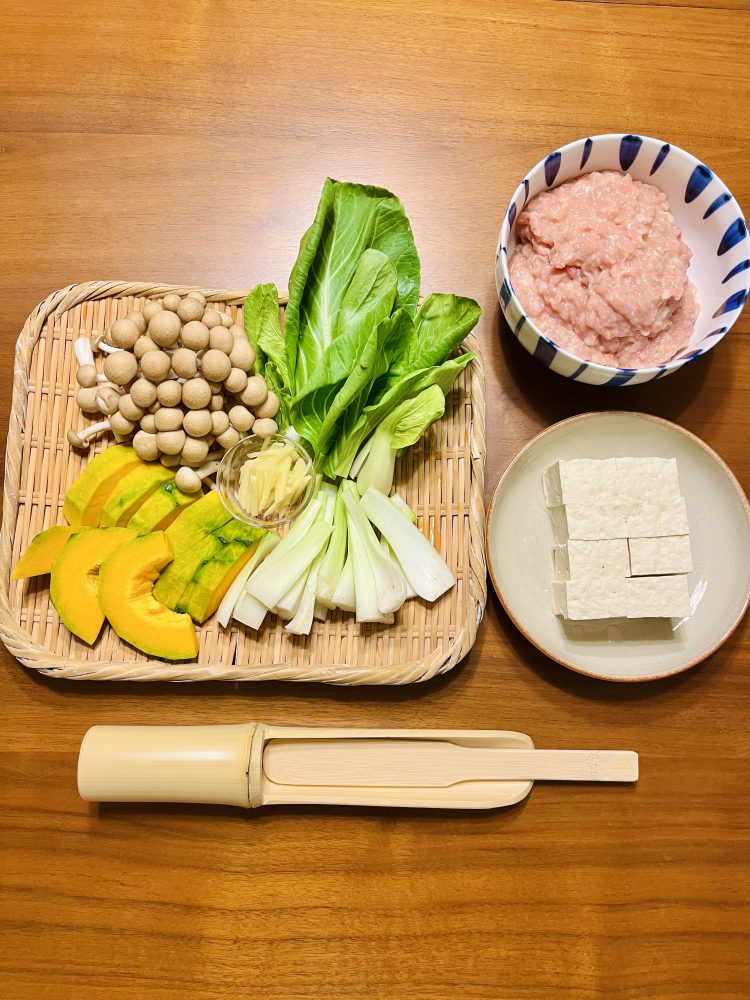 Sesame and Saikyo Miso Hot Pot with Chicken Meatballs – Happy Donabe Life