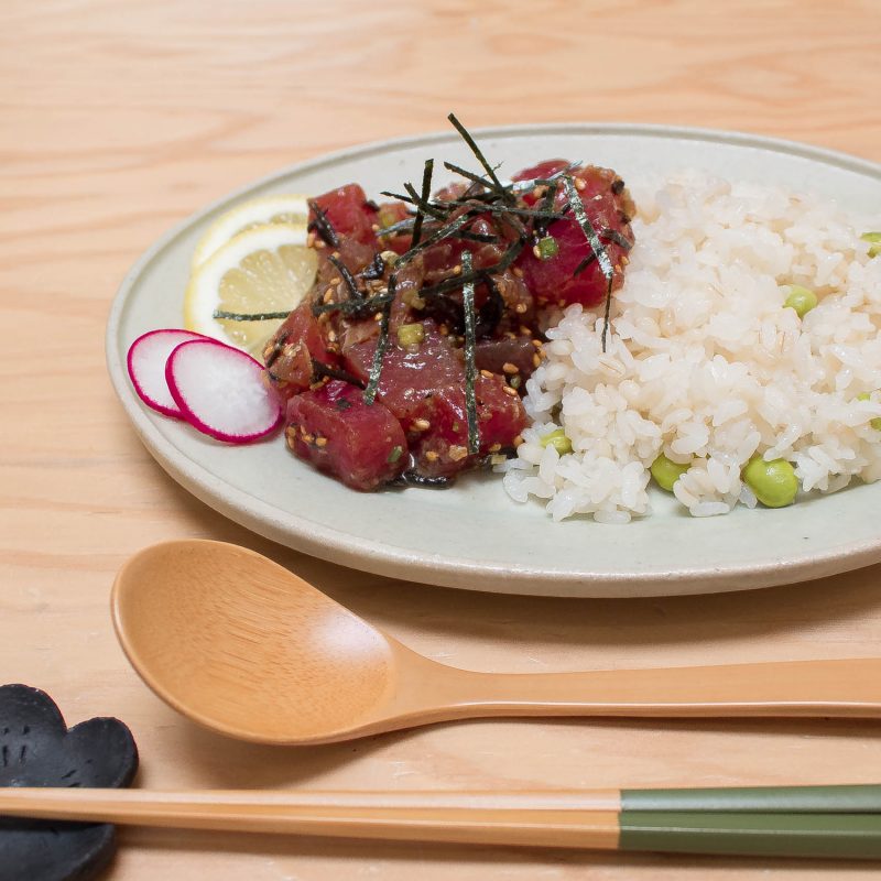 Tuna Poke Rice Bowl – Happy Donabe Life
