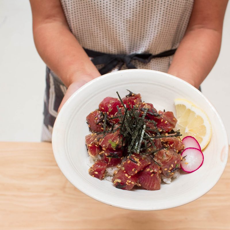 Tuna Poke Rice Bowl – Happy Donabe Life