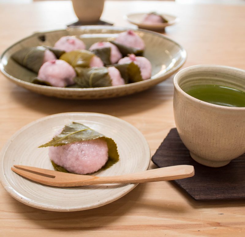 Cherry Blossom Mochi with Sweet Azuki Bean Filling – Happy Donabe Life