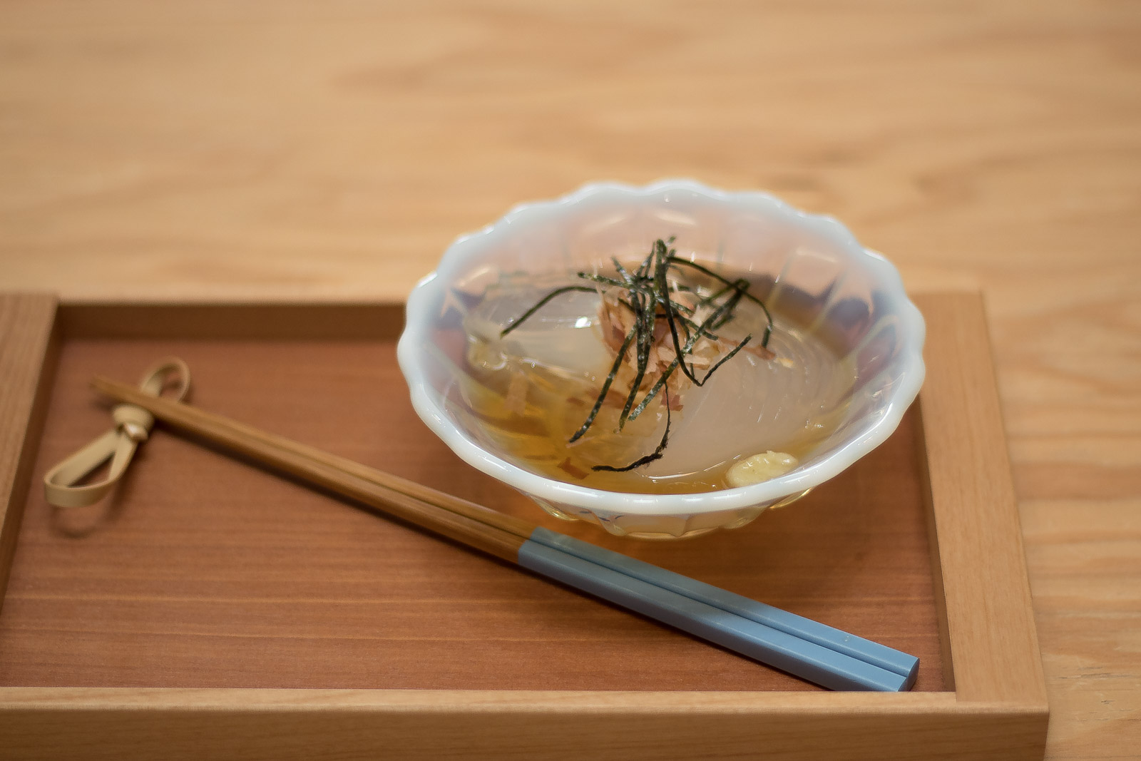 Tokoroten Noodles with Dashi Vinegar Sauce – Happy Donabe Life