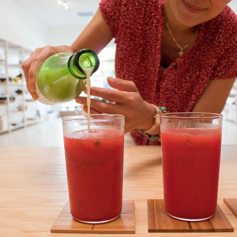 Watermelon & Yuzu Cocktail (Virgin or with Alcohol) – Happy Donabe Life